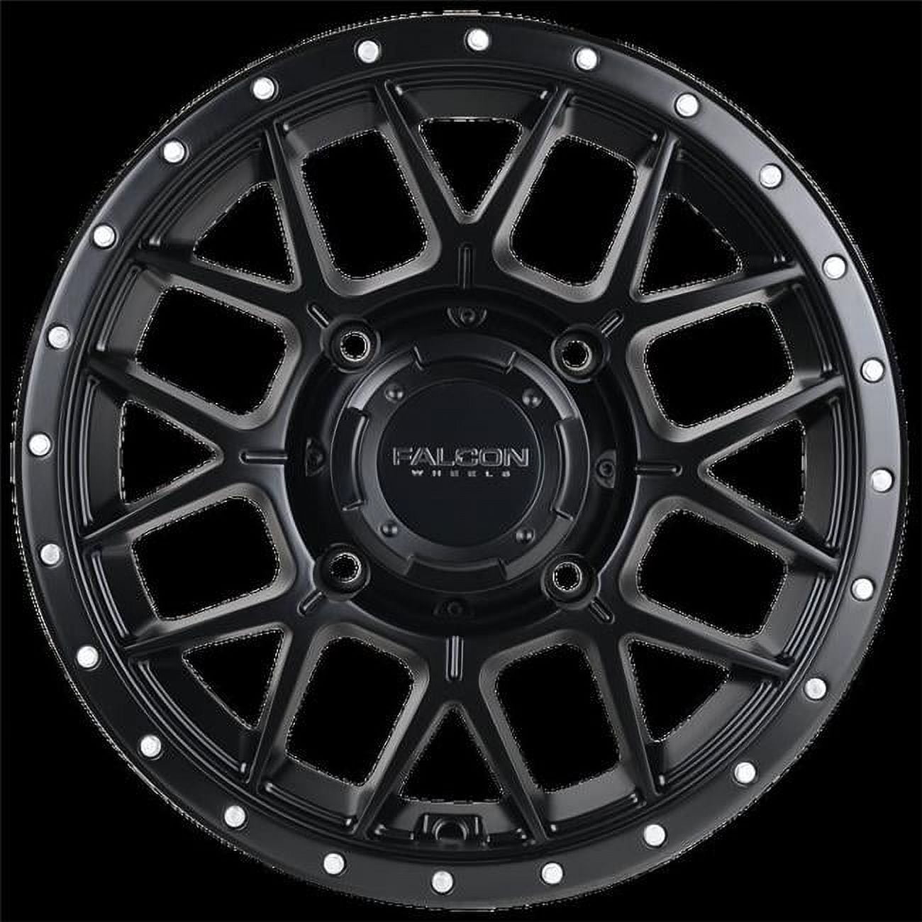 Falcon Wheels X1-5727-10-MBK 15 x 7 in. X1 Gunner Series UTV Cast ...