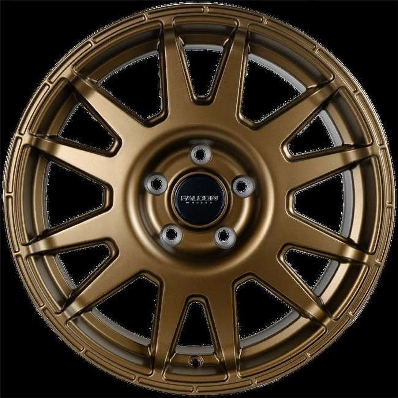 Falcon Wheels 17 x 8 in. V2 Series Cast Aluminum Wheel, Full Matte ...