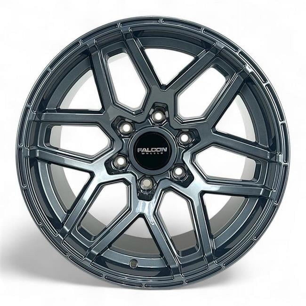 Falcon Wheels T9-7983-15-GM 17 x 9 in. T9 Atlas Series Cast Aluminum ...