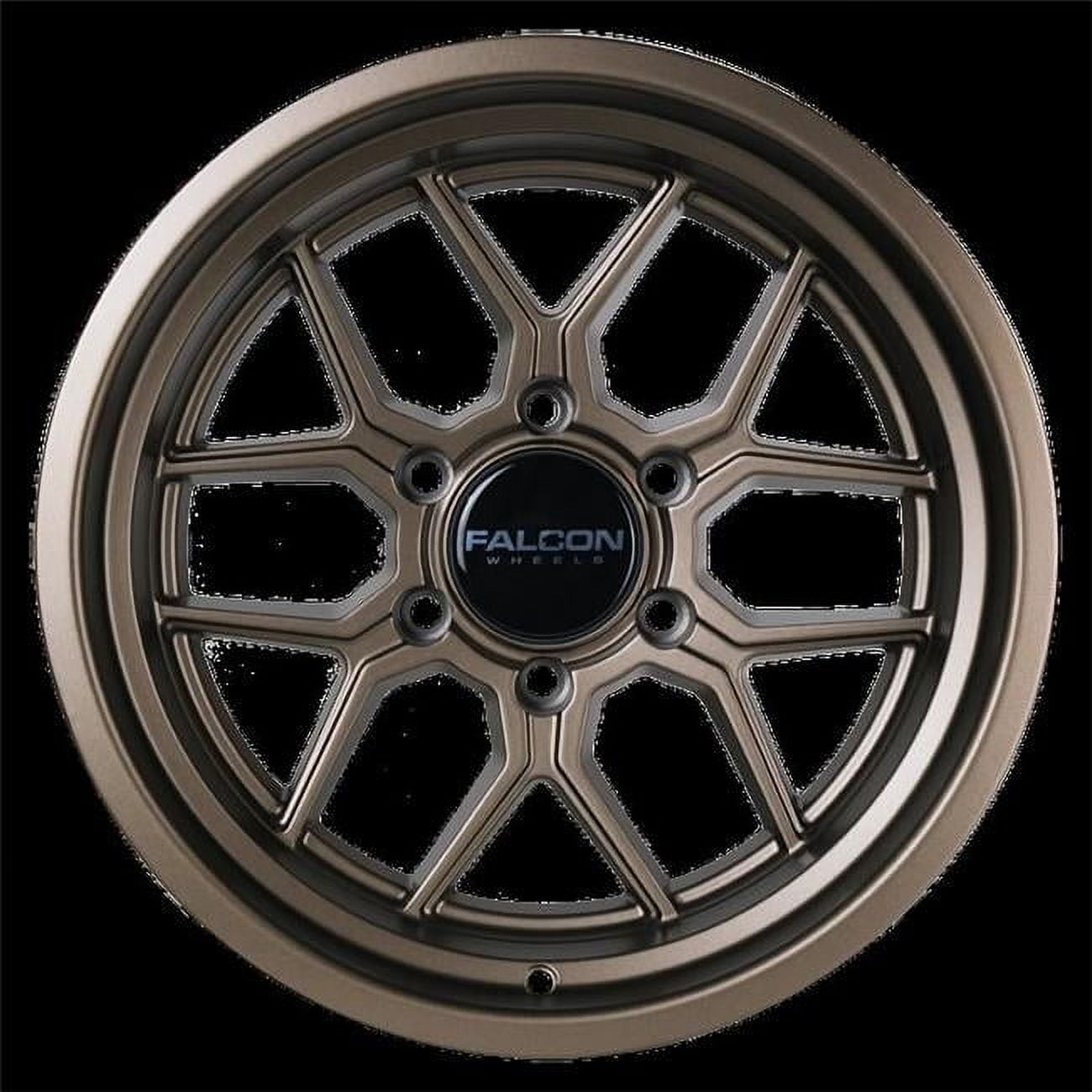Falcon Wheels TX1-7983-38-MBR 17 x 9 in. TX1 Apollo Series Cast ...