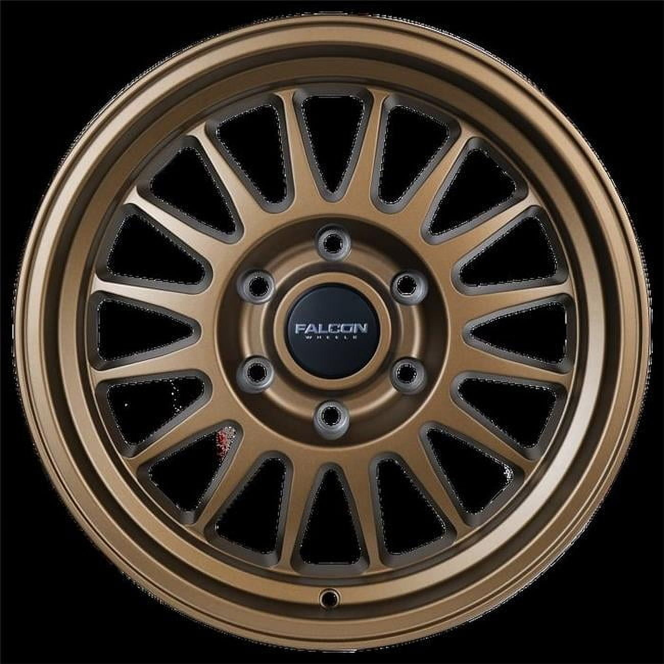Falcon Wheels 17 x 9 in. TX2 Stratos Series Cast Aluminum Wheel, Full ...