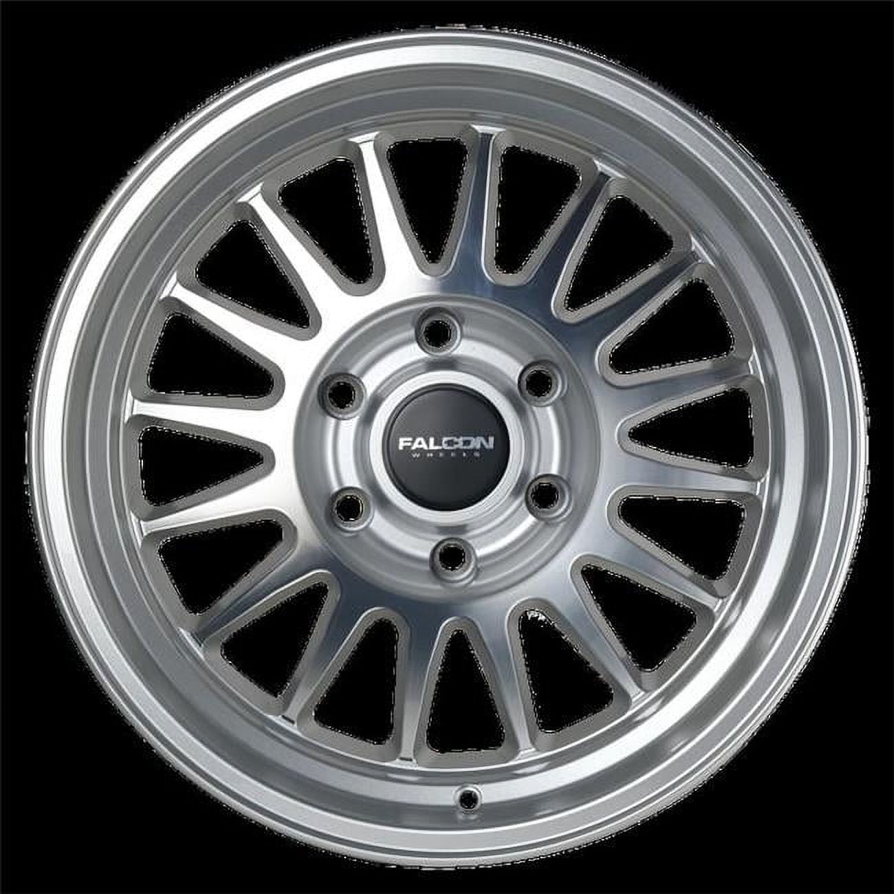 Falcon Wheels TX2-7983-12-SLF 17 x 9 in. TX2 Stratos Series Cast ...