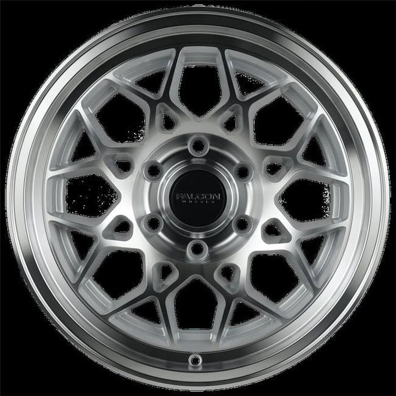 Falcon Wheels 17 x 9 in. TX3 Stratos Series Cast Aluminum Wheel, Full ...