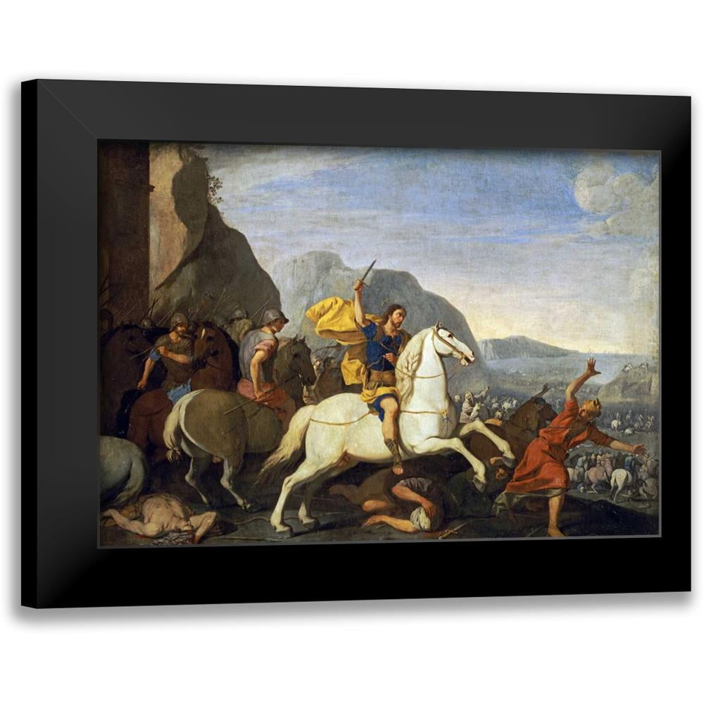 Falcone, Aniello 18x14 Black Modern Framed Museum Art Print Titled ...