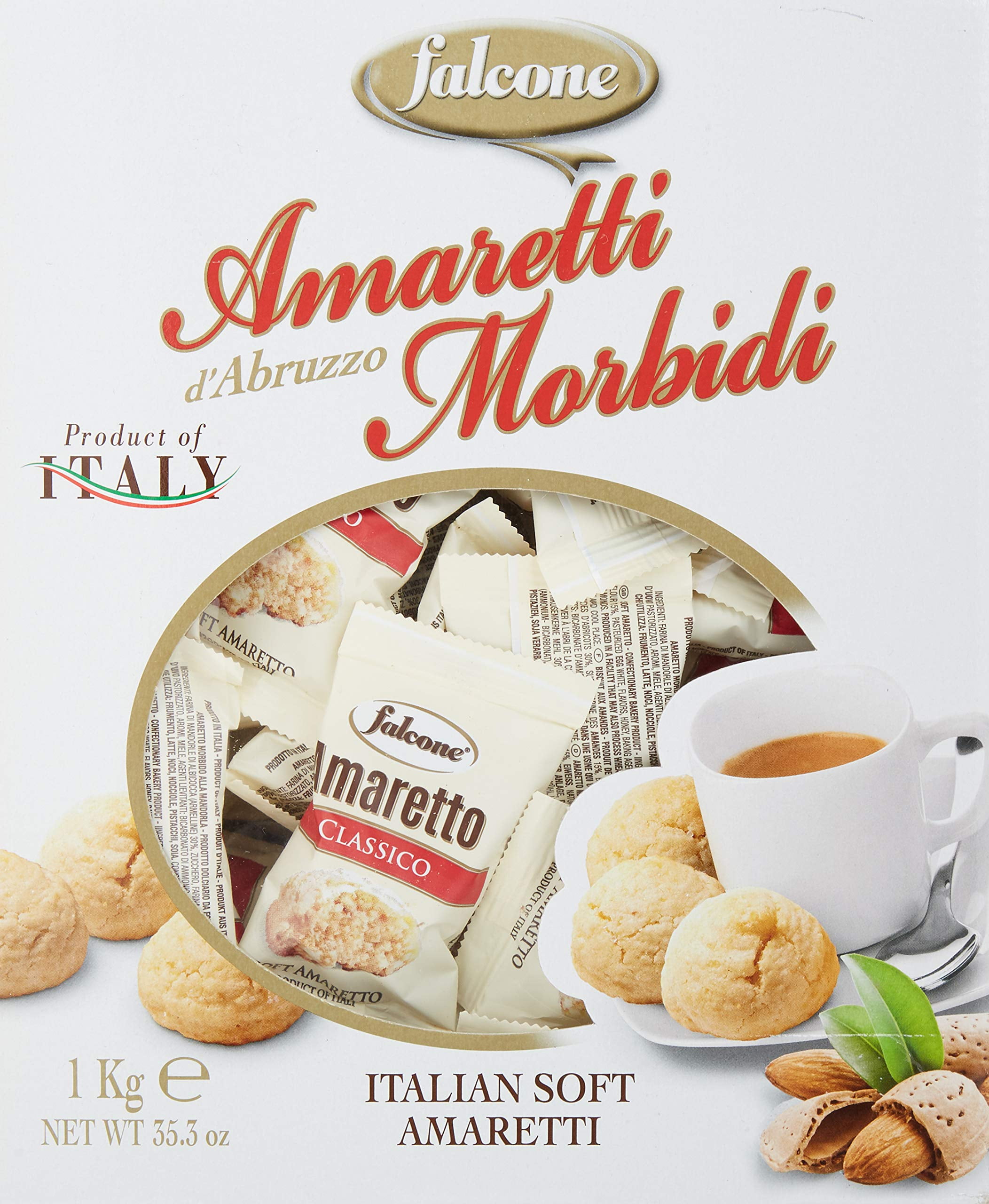 Falcone Cookies (Amaretti Soft CCF19 2.2 lb Box) (Pack of 1) - Walmart.com