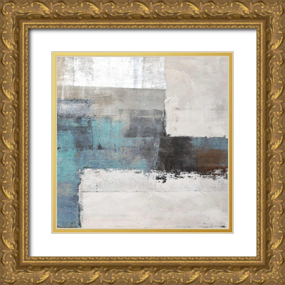 Falcone, Ruggero 26x26 Gold Ornate Wood Framed with Double Matting ...