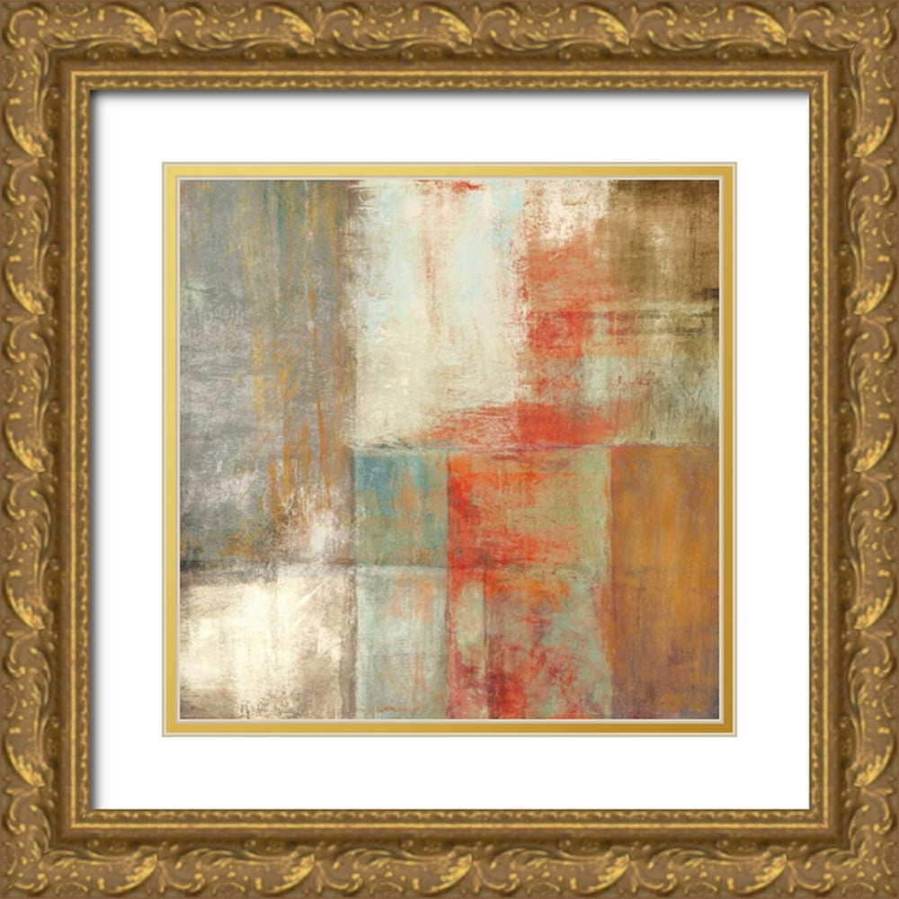 Falcone, Ruggero 26x26 Gold Ornate Wood Framed with Double Matting ...