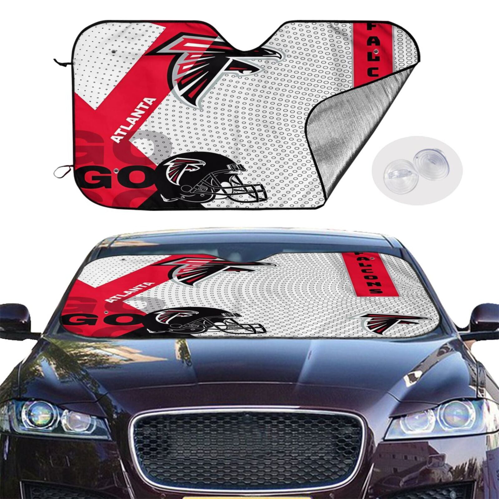 Falcons Football Team Car Glass Visor, Protect Car from Sun and Heat ...