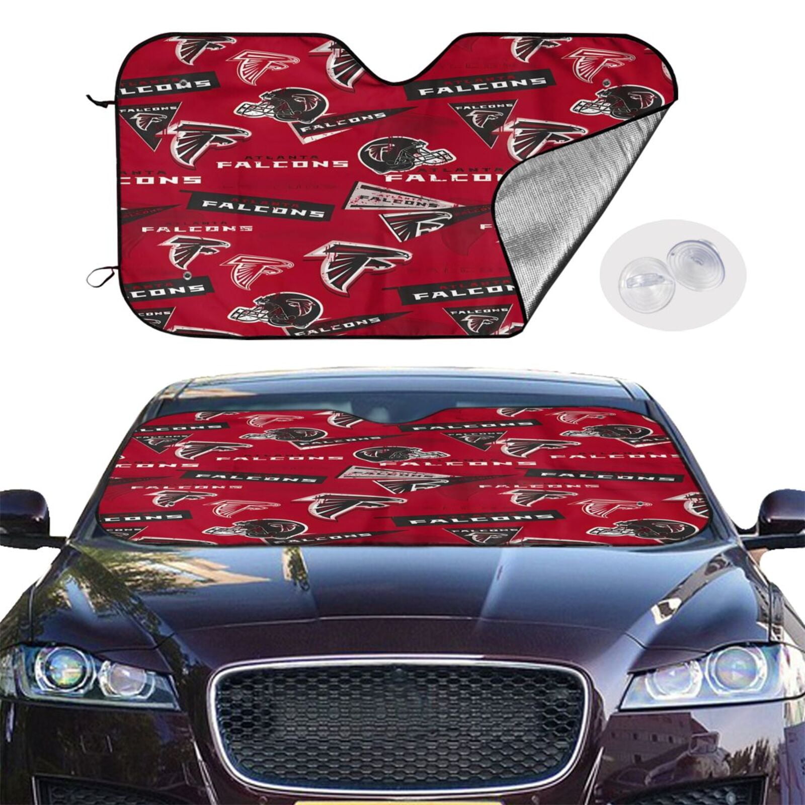 Falcons Football Team Car Glass Visor, Protect Car from Sun and Heat ...
