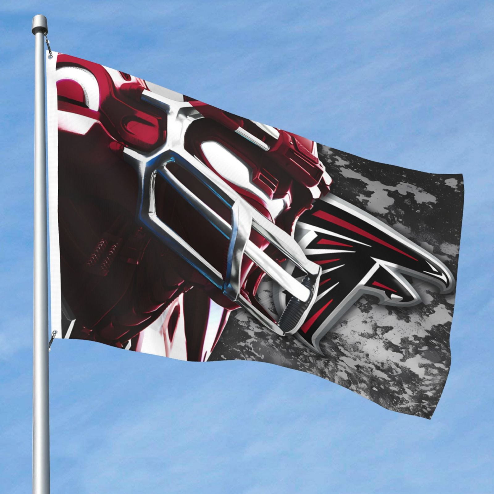 Falcons Football Team Double-Sided Flag 5x8ft, Garden Hanging Flag ...