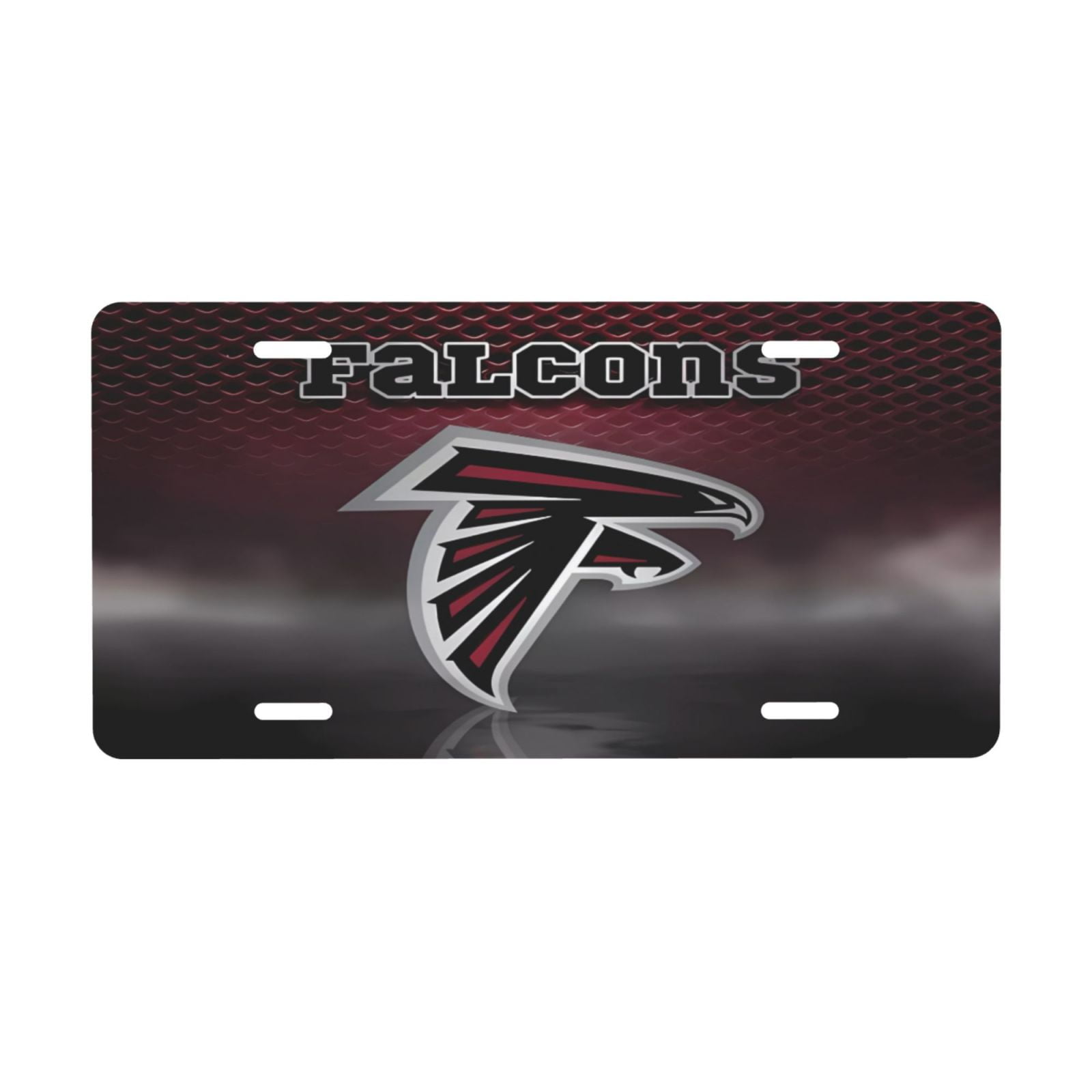Falcons Football Team Fans License Plate Decorative Metal Car Tag Front ...