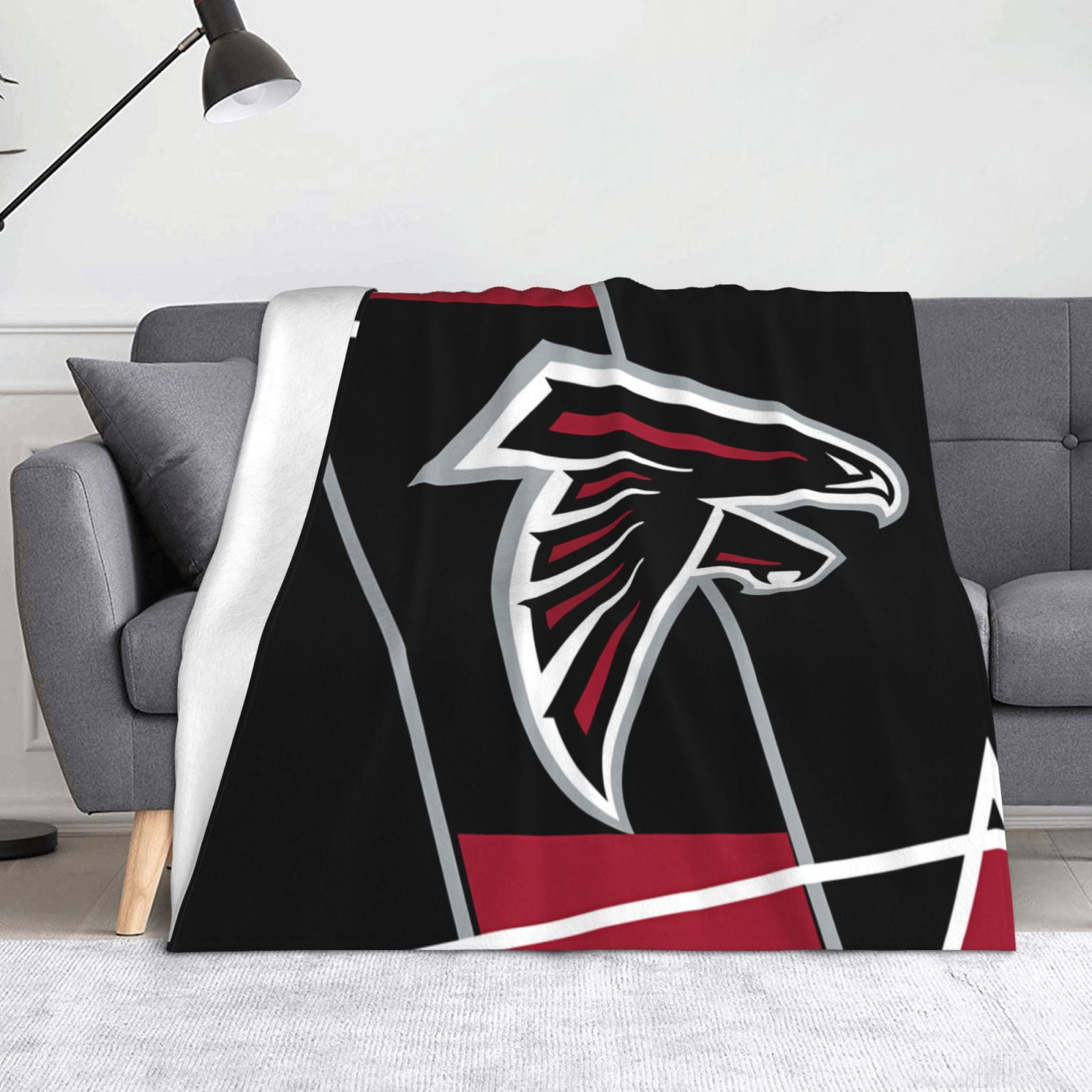 Falcons Football Team Flannel Blanket Cover 60x50in (Horizontal) Winter ...