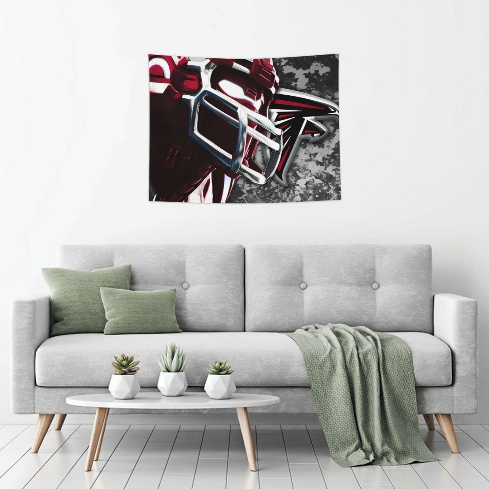 Falcons Football Team Home Decor Wall Decor 29" x 37" With Removable ...