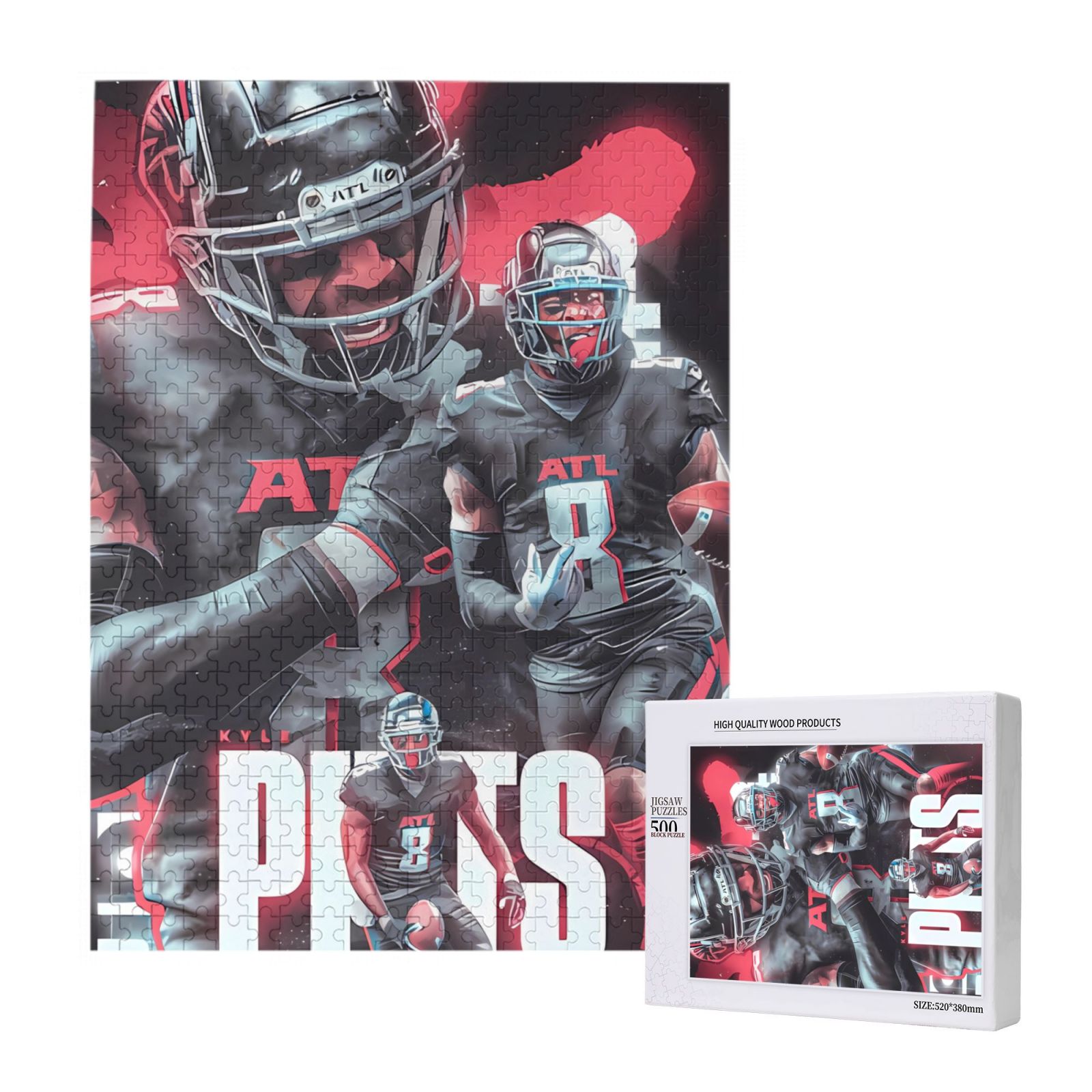 Falcons Football Team Theme Jigsaw Puzzle Adult Jigsaw Puzzle Children ...