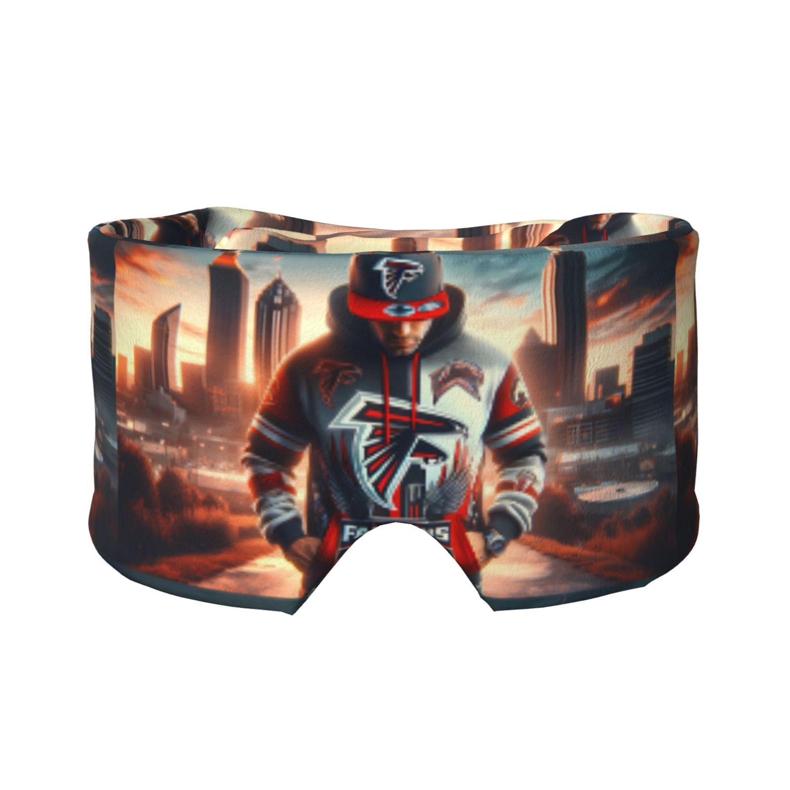Falcons Football Team Winter Warm Sleeping Eye Mask With Earmuffs Men ...