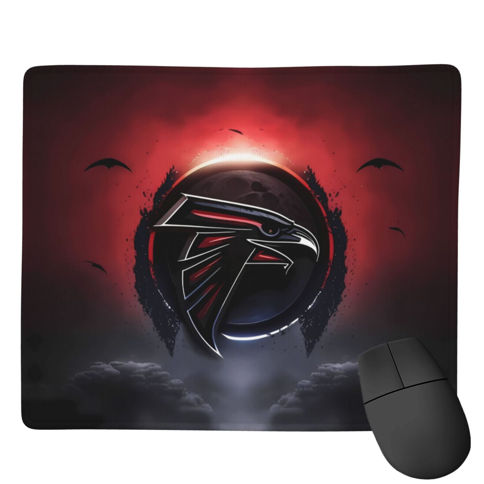 Falcons Football Theme Mouse Pad 7x9 Inch - Non-slip Rubber Bottom ...