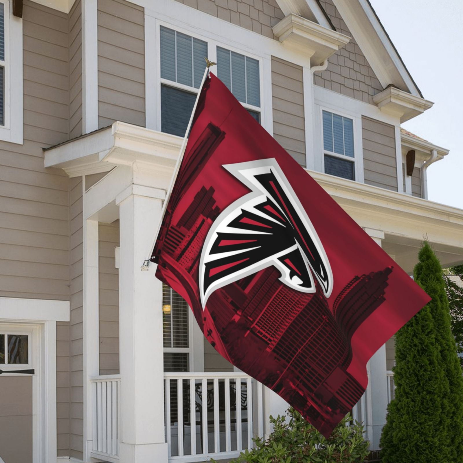 Falcons Outdoor 5x8ft Football Team Flag - Lightweight, durable ...