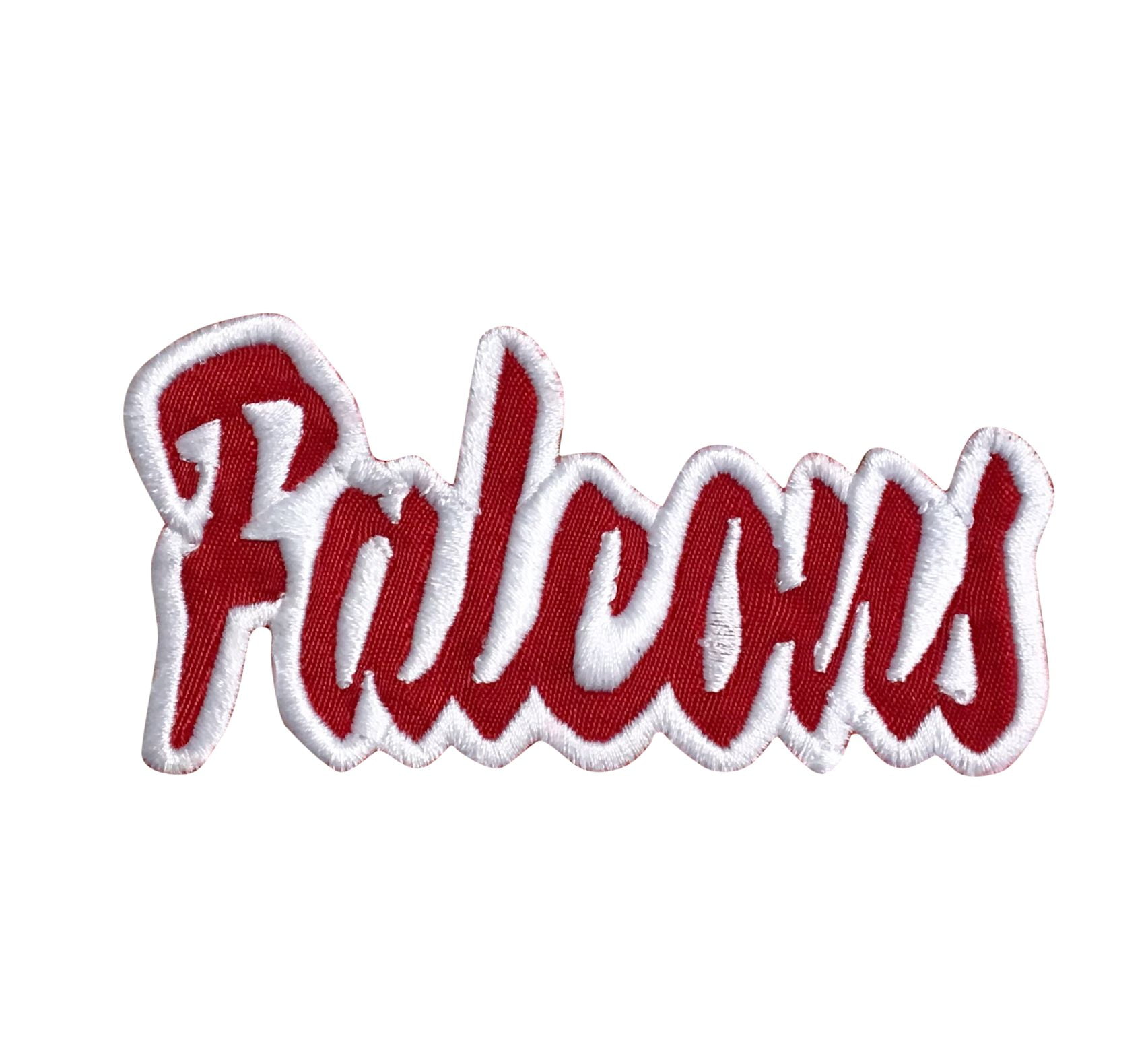 Falcons - Red/White - Team Mascot - Words/Names - Iron on Applique ...
