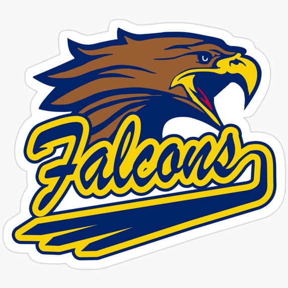 Falcons Sports Logo Sticker Phone Decal Water Bottle Stickers Car ...