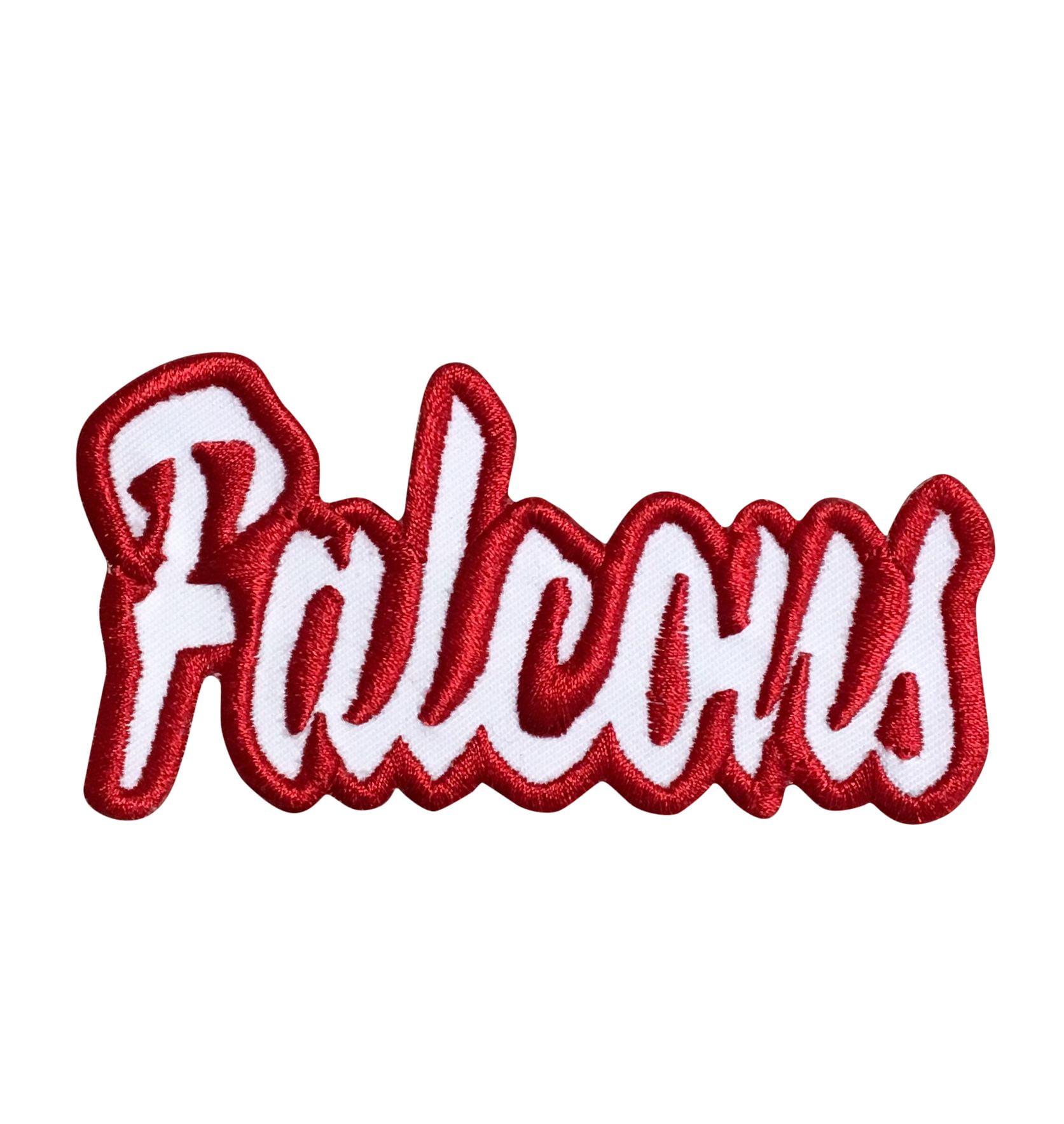 Falcons - White/Red - Team Mascot - Words/Names - Iron on Applique ...