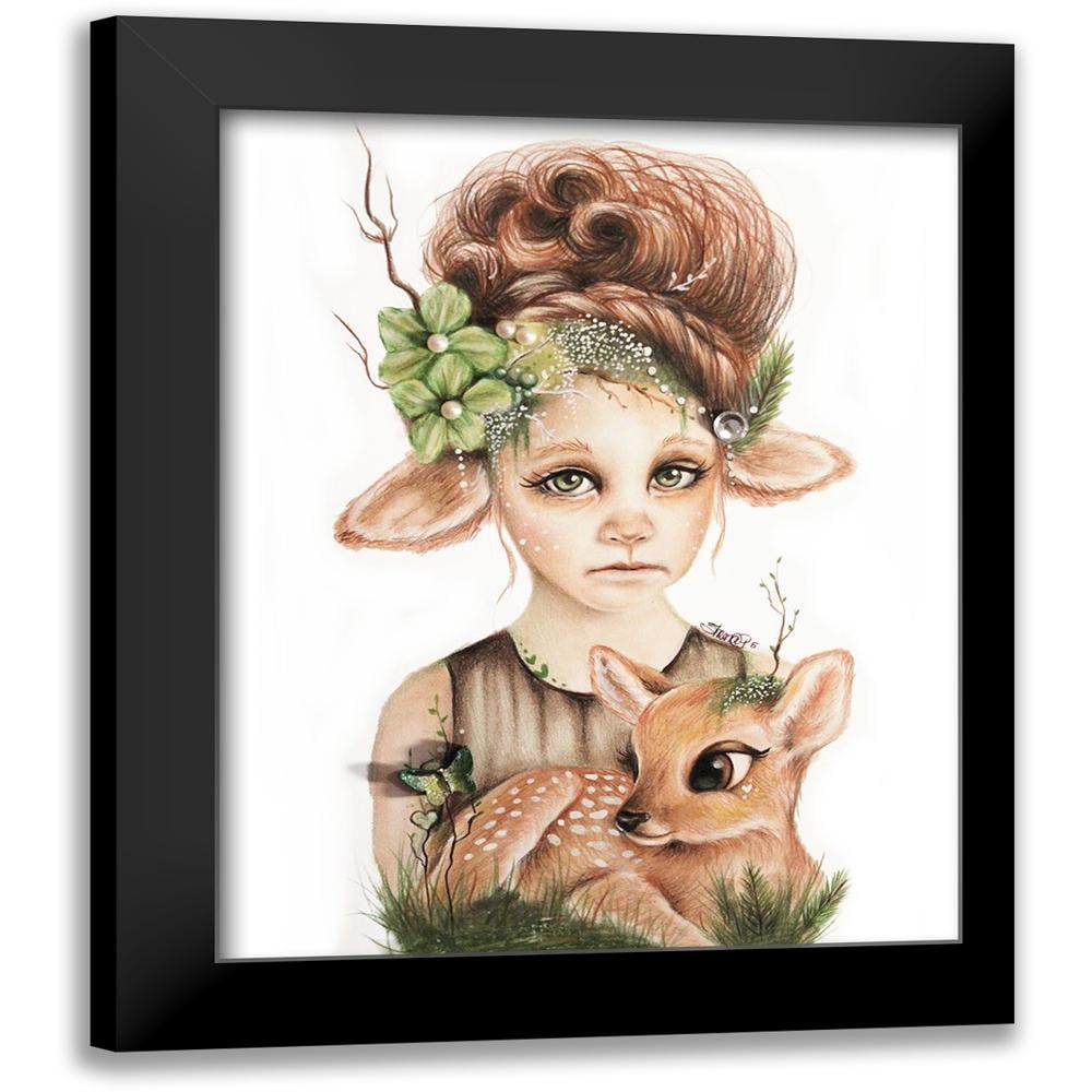 Faline - Only Friend In The World 12x14 Black Modern Framed Museum Art ...