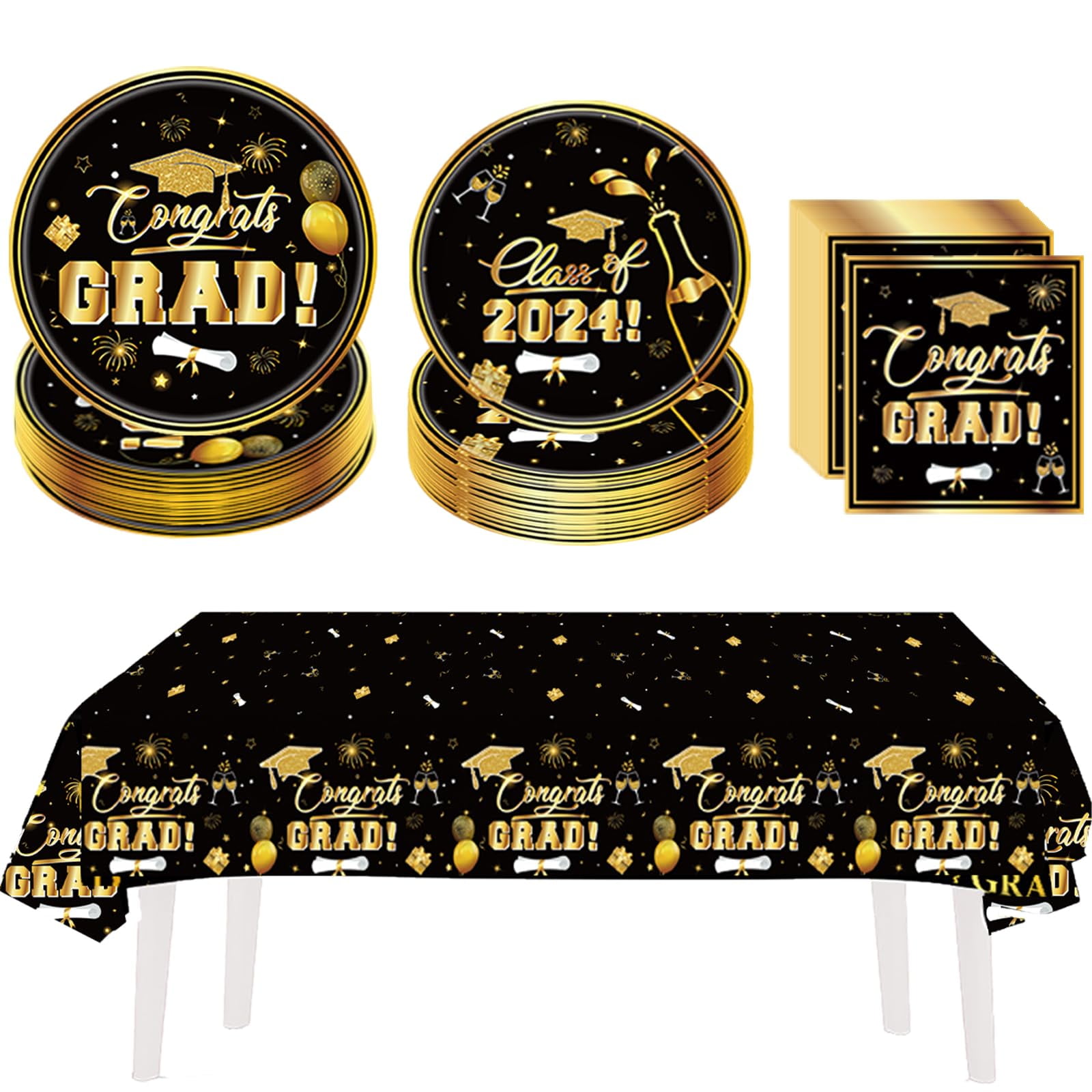 Falinpitos Graduation Table Decorations AIF4 Class of 2024 Graduation ...