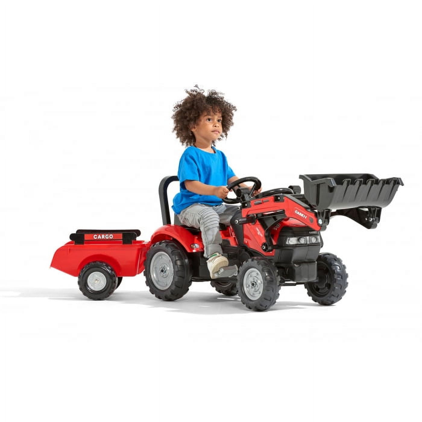 Falk Case IH Maxxum CVX 130 Pedal Tractor with Front Loader and Trailer ...