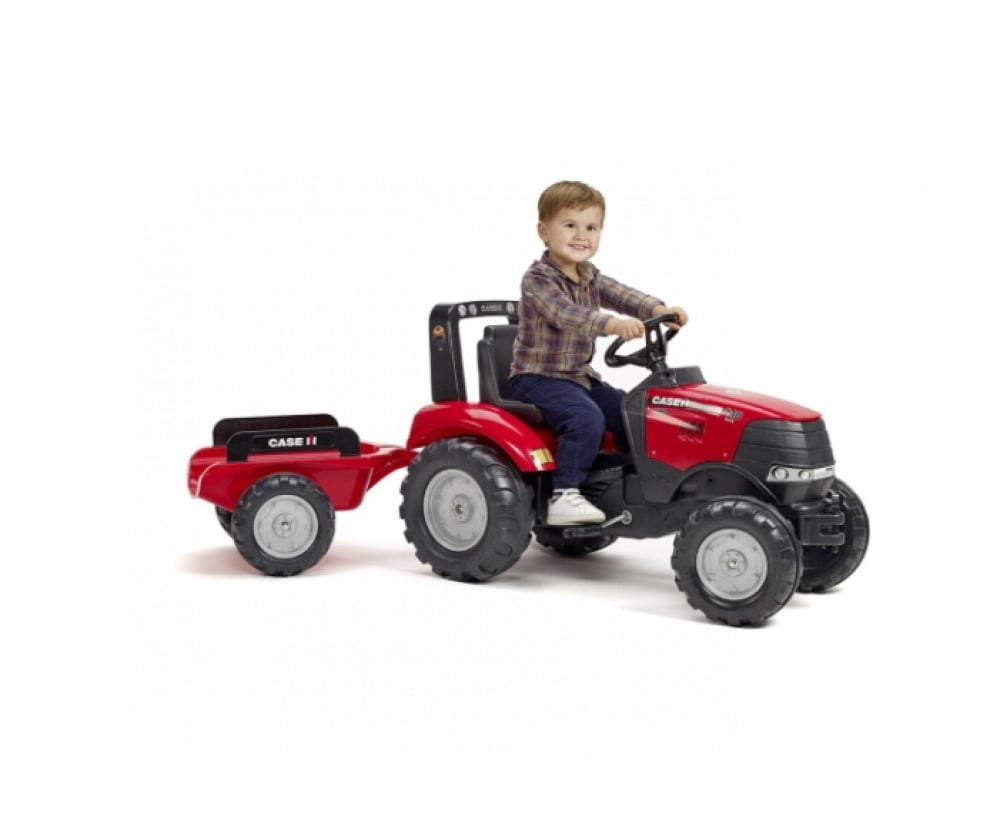 Falk Case IH Puma CVX240 Pedal Tractor Toy and Trailer - Ultimate Ride ...