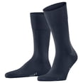Falke Men's Socks - Tiago, Socks, Cotton, Logo, Long, Solid Color Blue ...