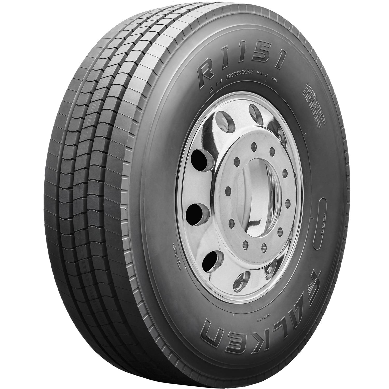 Falken RI151 245/75R22.5 Load G 14 Ply All Position Commercial Tire ...