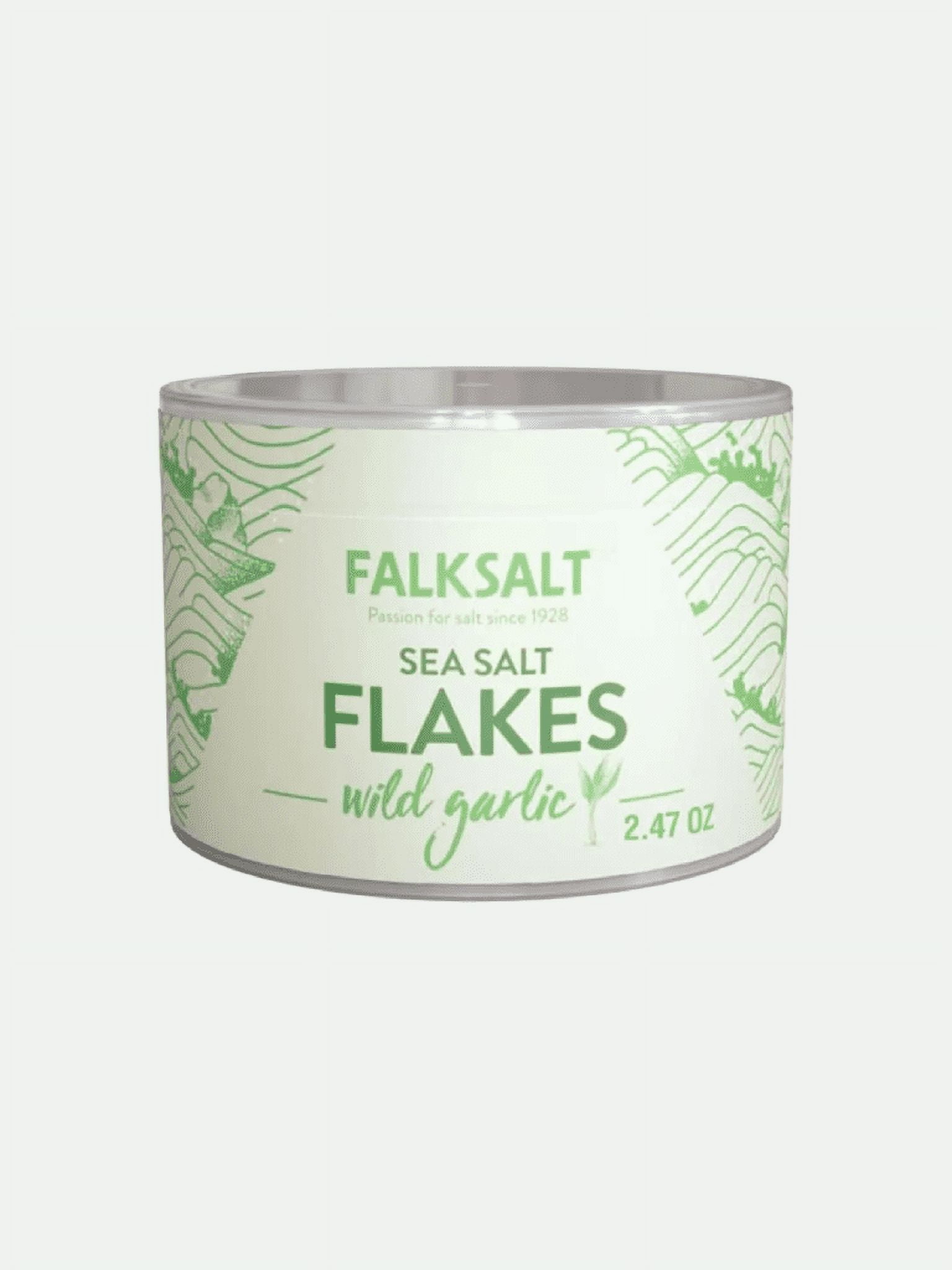 Falksalt Salt Flakes Wild Garlic - 2.47OZ - Walmart.com