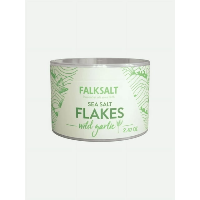 Falksalt Salt Flakes Wild Garlic - 2.47OZ - Walmart.com