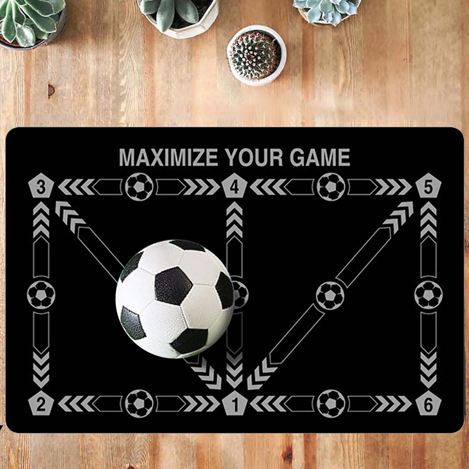 Fall 2024 Football Foot Training Floor Mat Household Mud Sports Control ...