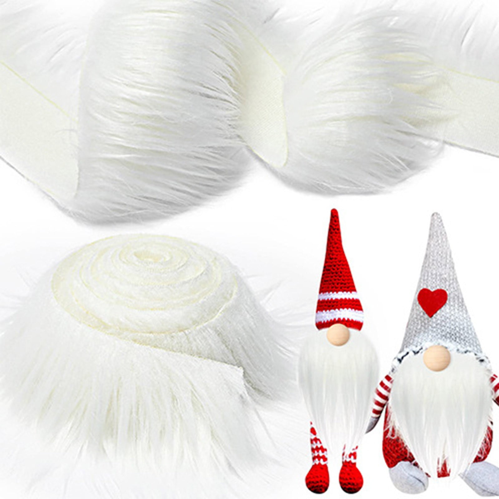 Fall 2024 Shaggy Plush Fabric Precut Strips Plush Fabric Fuzzy Craft ...