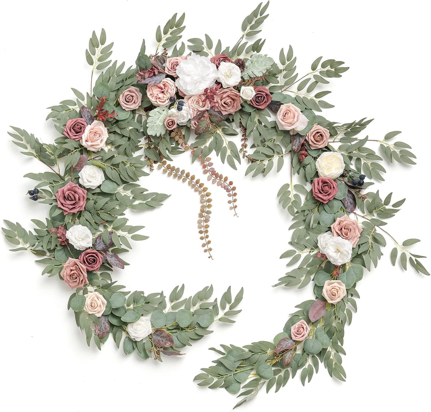 Fall 9FT Flower Garland for Backdrop Decorations - Wedding Arch Flowers ...