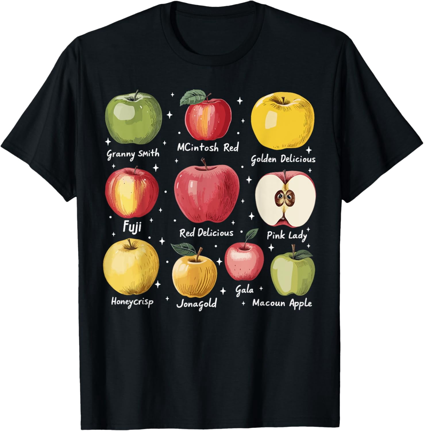 Fall Apple Picking Orchard Boho Farm Harvest Festival Season T-Shirt ...