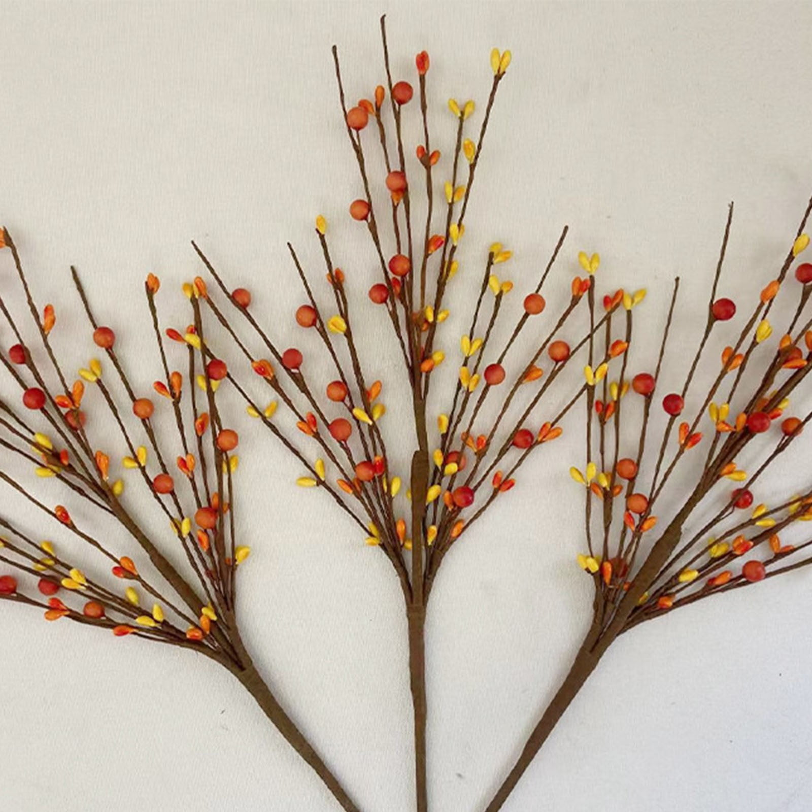 Fall Artificial Berry Stems, Ongmies Artificial Plants Outdoor, Fall ...