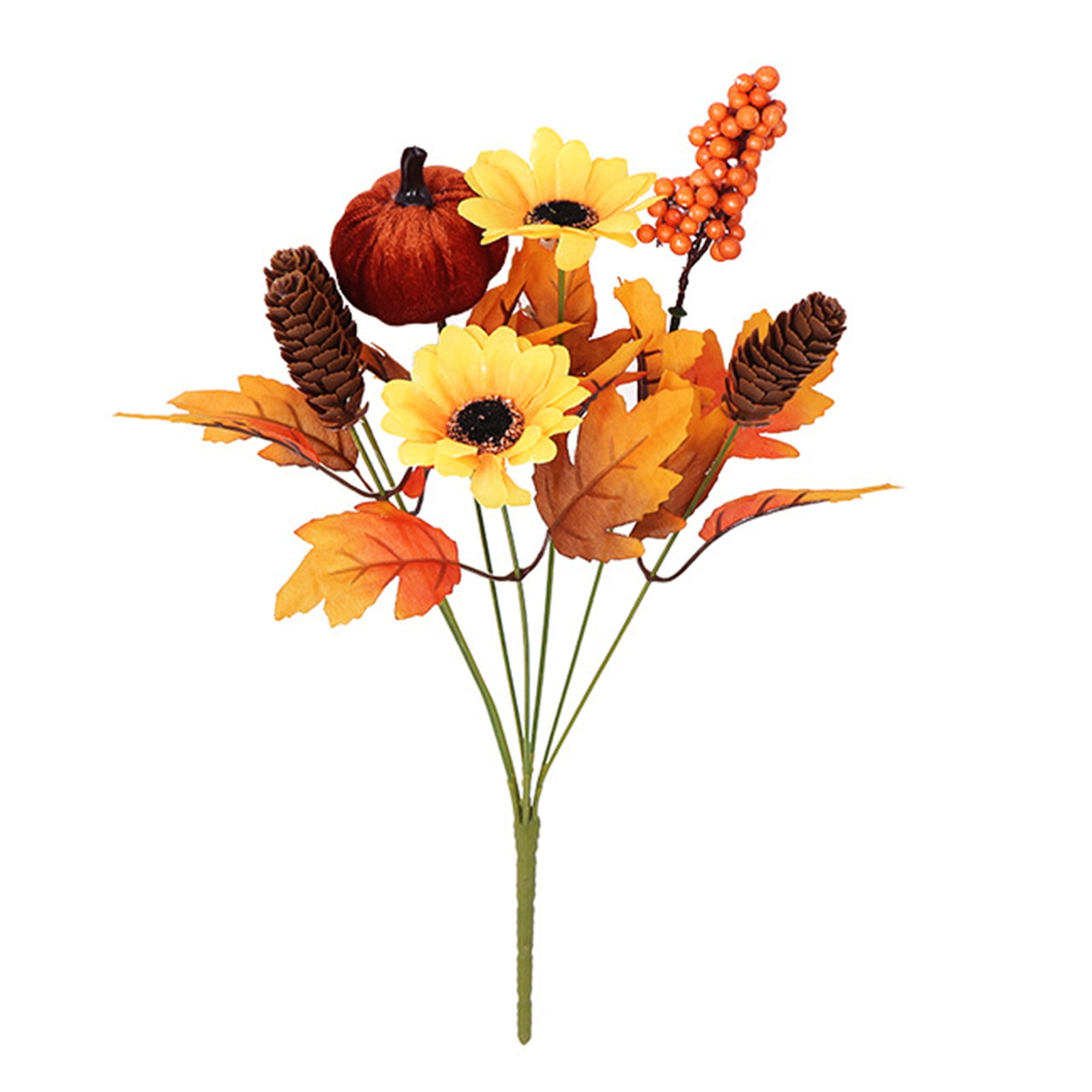Fall Artificial Flower Bouquet – Realistic Silk Sunflowers for ...