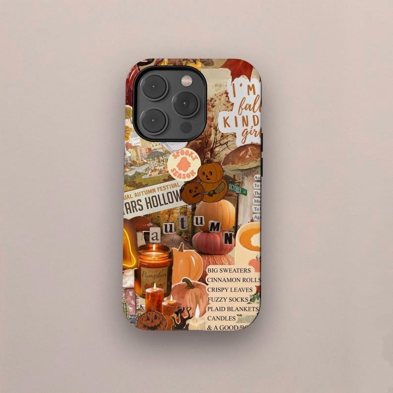 Fall Autumn Pumpkin Spice Art Latte Fresh iPhone 11 12 13 14 15 16 17 ...