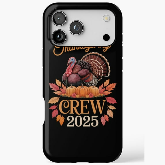 Fall Autumn Thanksgiving Crew Protective Case for iPhone 11 12 13 14 15 ...