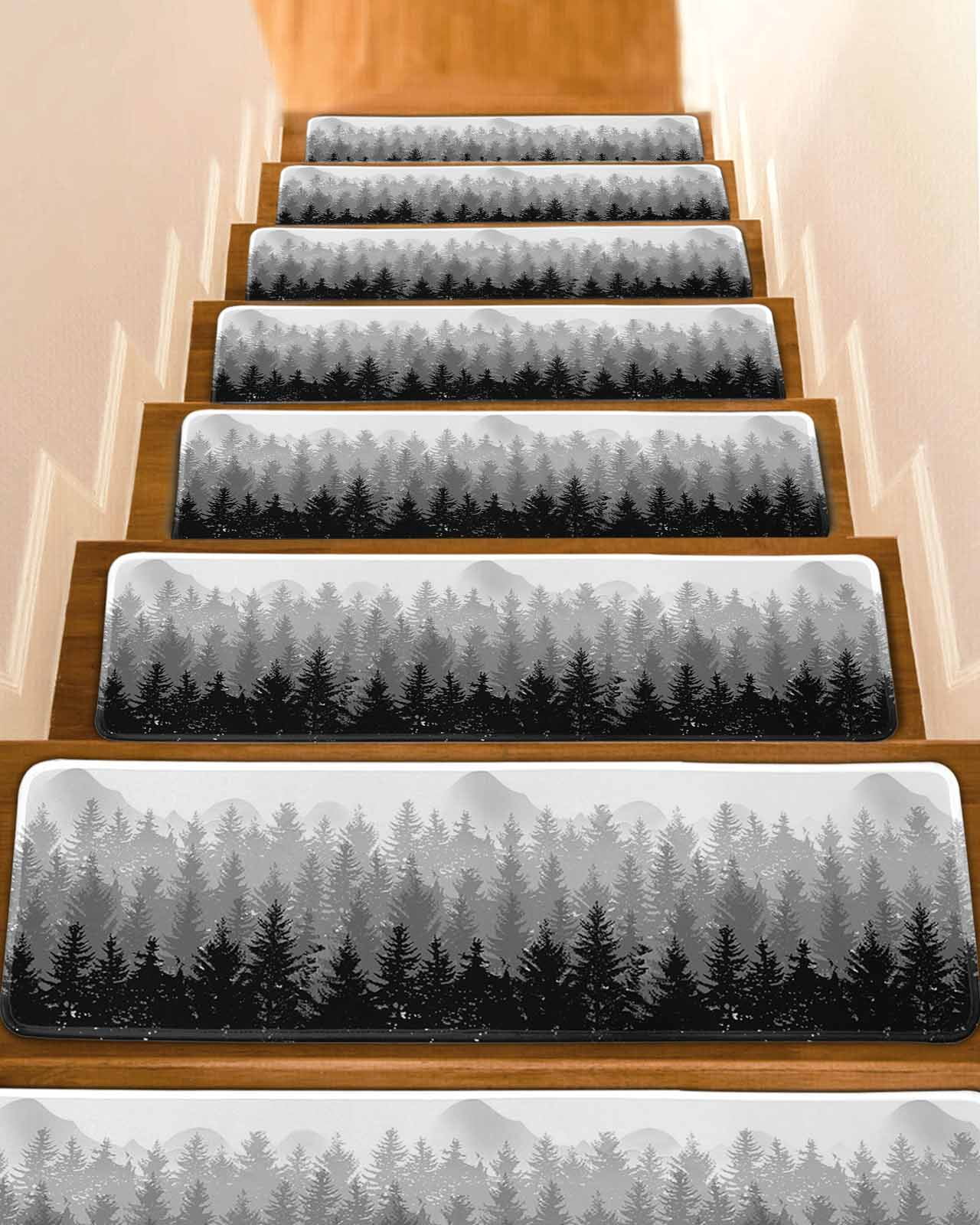 Fall Autumn Tree, Stair Treads for Wooden Steps Indoor Runner Rug ...