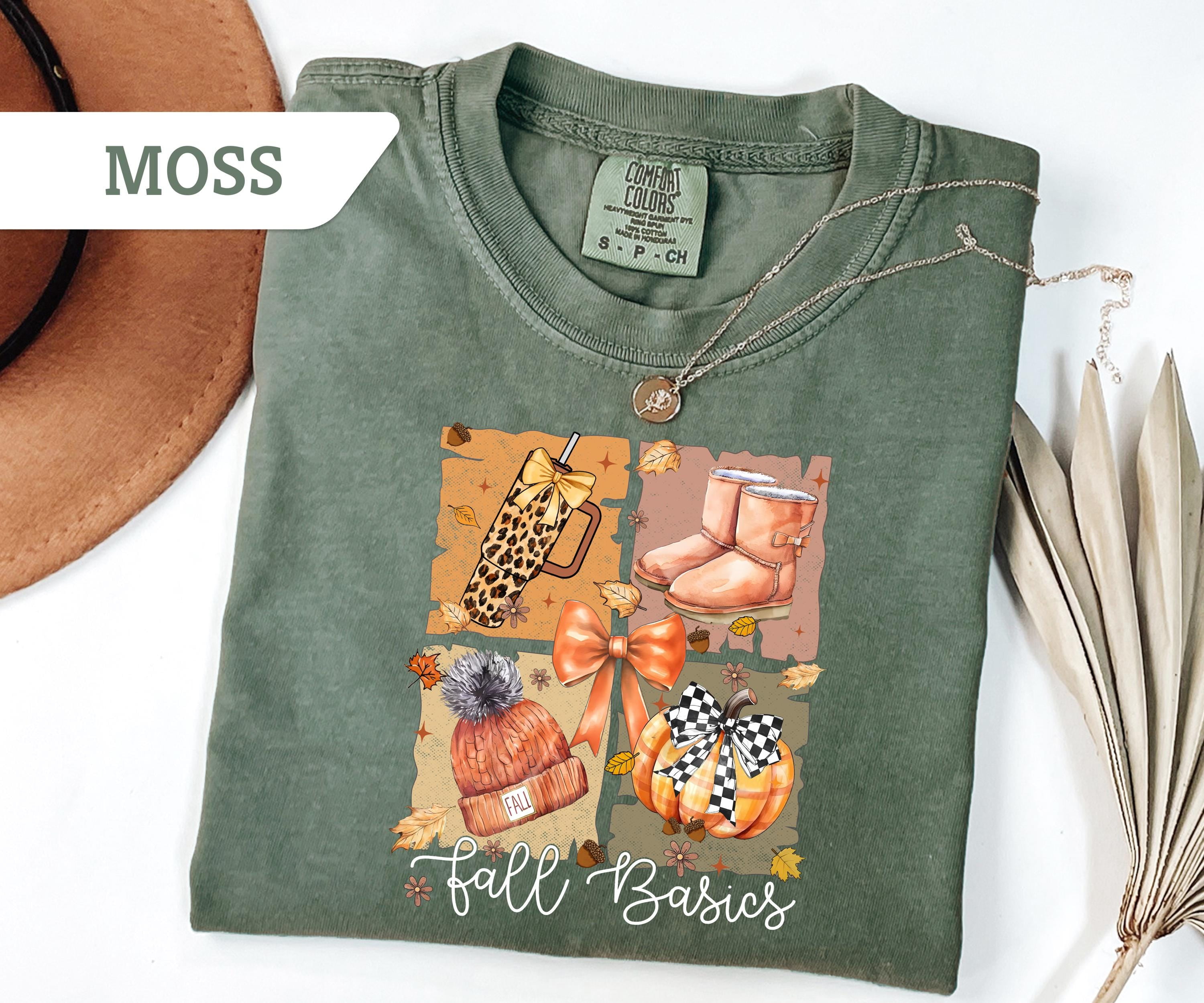 Fall Basics Shirt, Just A Girl Who Loves Fall Sweatshirt, Cute Autumn ...