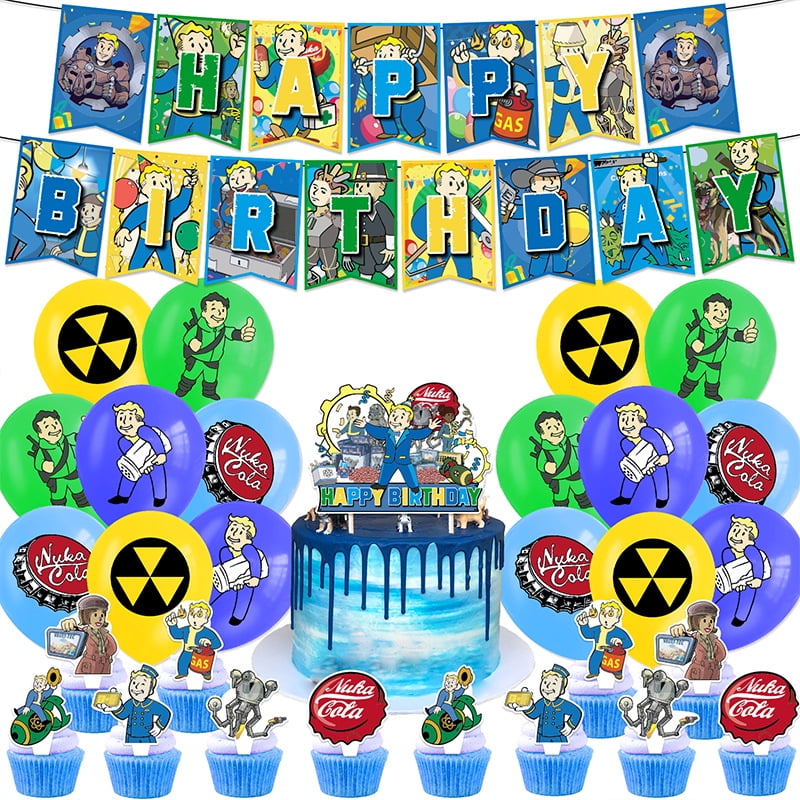 Fall out Birthday Party Decorations Fallout Theme Birthday Party ...