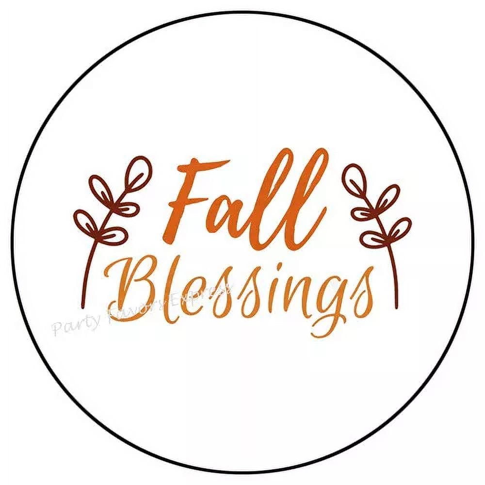 Fall Blessings Sticker Party Favors Sticker Envelope Seals Labels ...