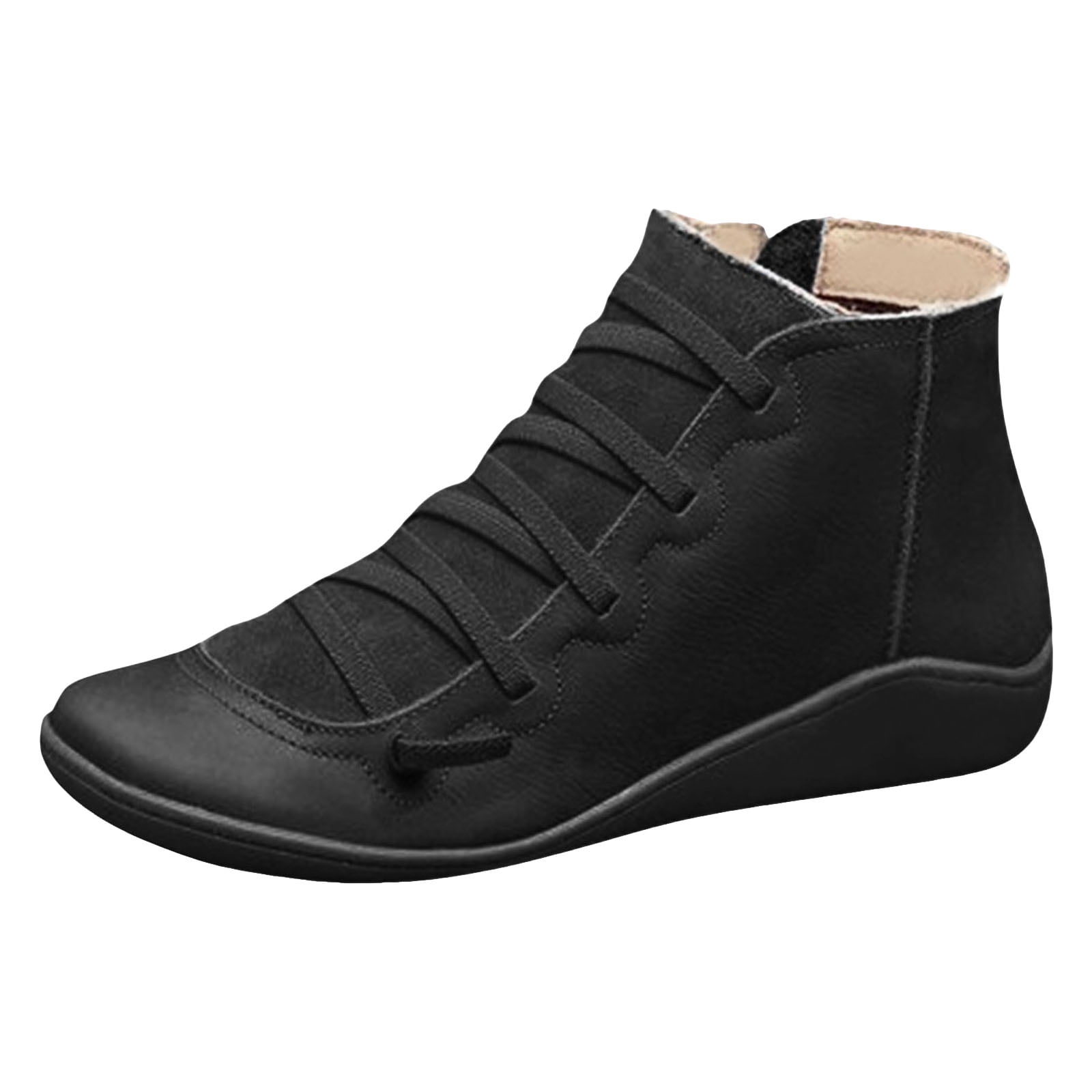 Fall Booties For Women 2025 Women's Ankle Boots Women's Low Heel Ankle ...