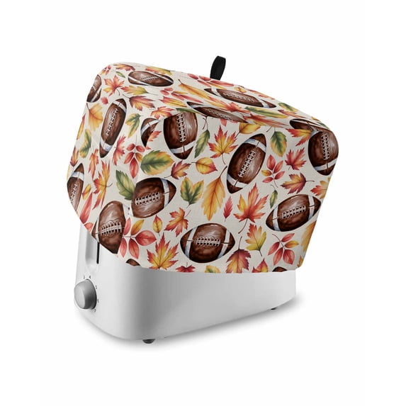 Fall Brown Rugby Toaster Cover 4 Slice, Large Kitchen Appliance Covers ...