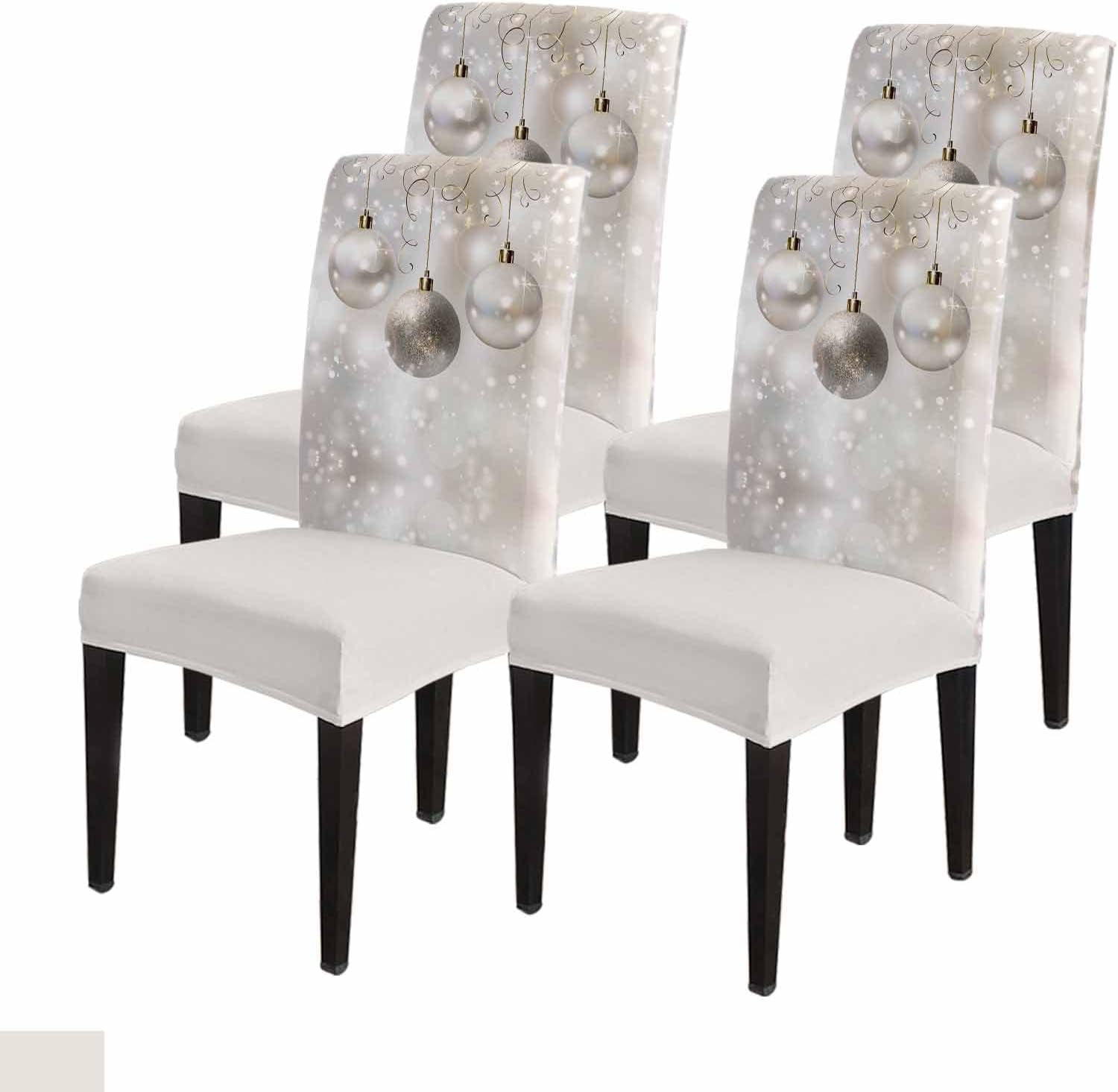 Fall Chair Covers Set of 4 Thanksgiving Chair Covers for Dining Chairs ...