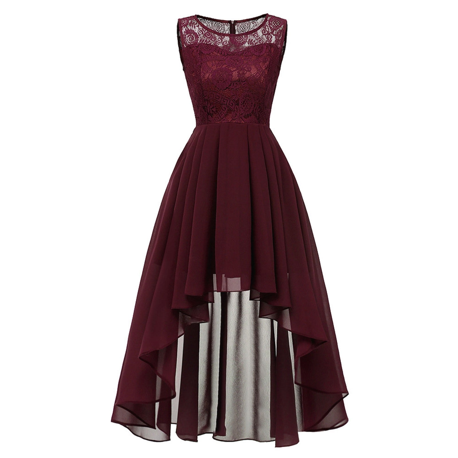 Fall Clearance! Ashirexll Womens Prom dress, Floral Lace Hi-Lo ...