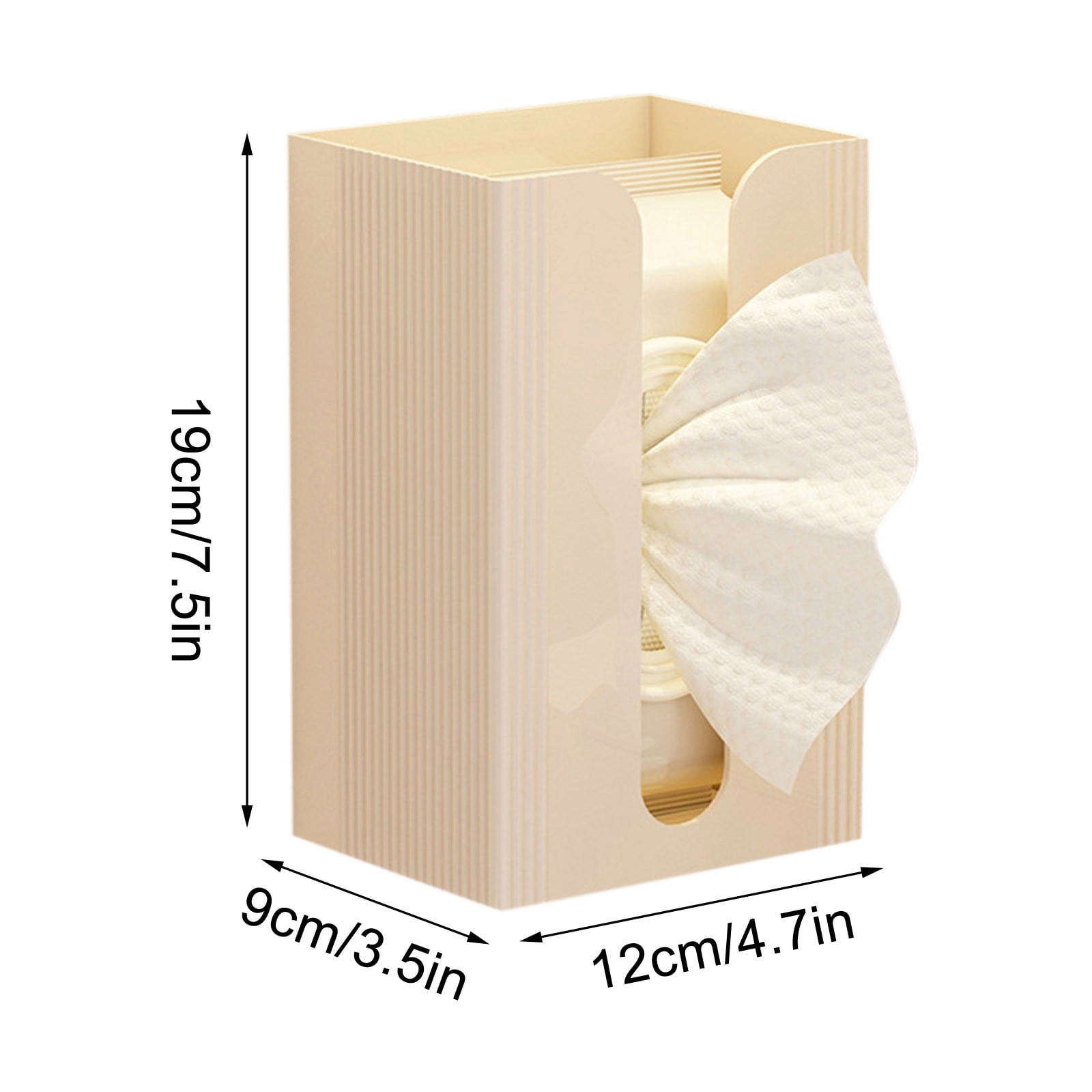 PRETXORVE Tissue Box Cover, Tissue Box Cover Rectangle, Wall Mounted ...