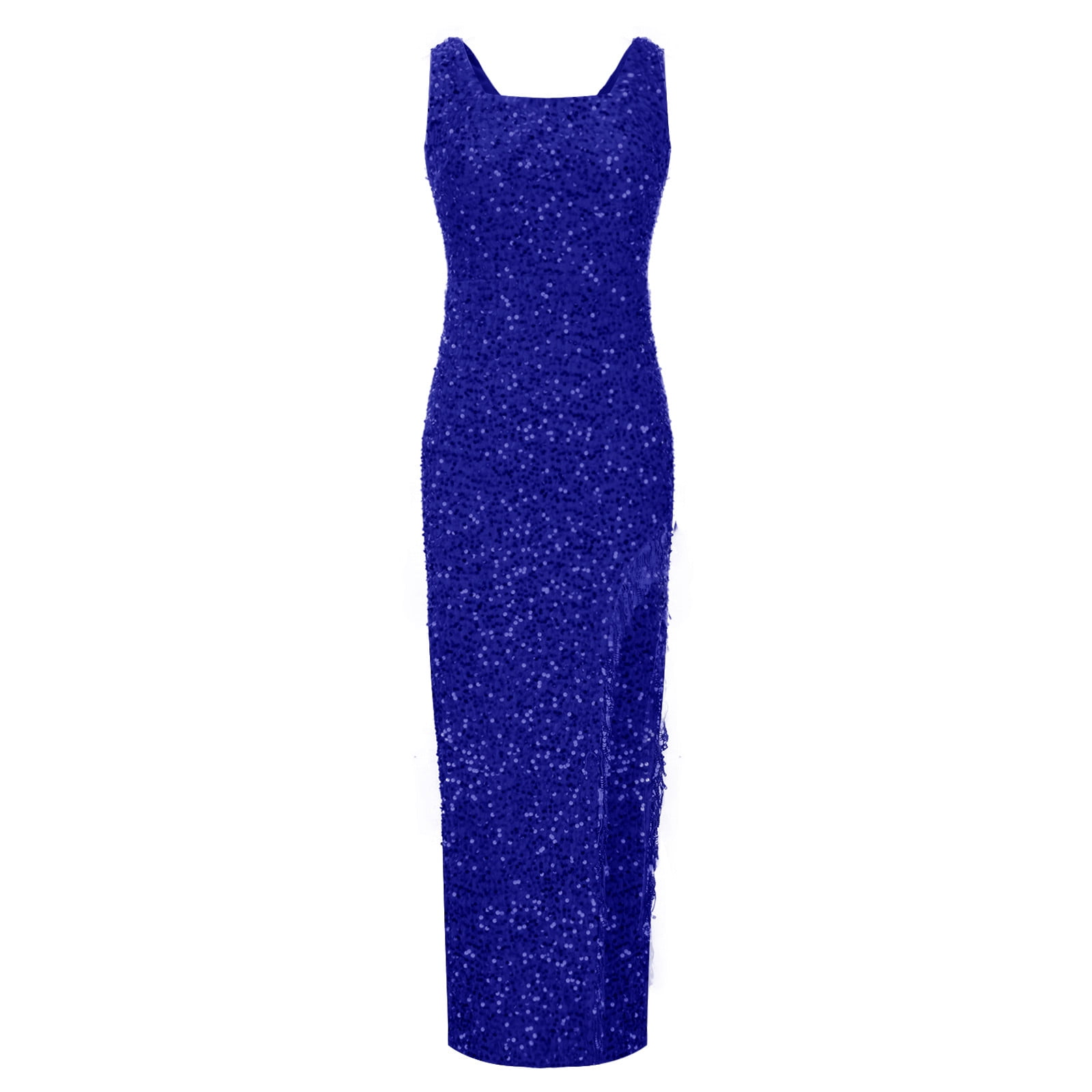 Zpanxa Womens Prom dress, Fashion Tassel Suspenders Sequin Sexy Split ...